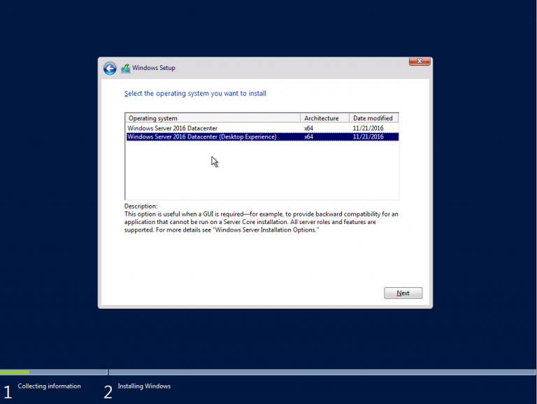 Install Windows Server 2016 GUI Desktop Experience - David Hill